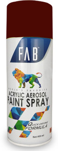 Fab Acrylic Aerosol Brown Spray Paint 400 ml Price in India - Buy Fab ...