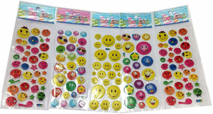 Multi Bazar 58.42 cm Mini/Small Size 3D Different Moods Smiley/Emoji ...