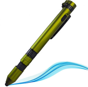 Dsquare 6 in 1 Military Pen with Compass, Torch, Tools, Phone Stand and ...