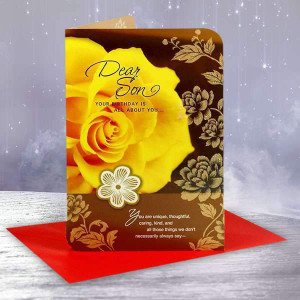 ARCHIES Happy Birthday Son Greeting Card (pack of 5) Greeting Card ...