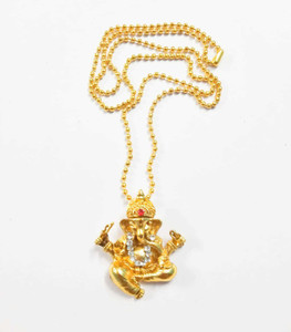 Newlookeshop men latest shree ganpati papa chain with ganesh ji panded ...