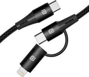 Portronics Lightning Cable 2 A 1 m Konnect J3 - Portronics : Flipkart.com