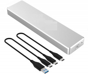 Nsinc Mini M.2 NVME SSD Enclosure Clip Type Aluminum NVME External Hard ...