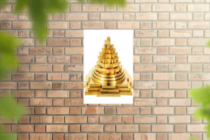 Vastu Pyramid Sticker Poster|Poster for Wall Decoration|Poster For ...