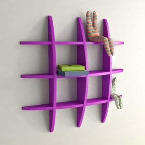 VIHAAN DESIGN AND DECOR Globe Shape Wall Shelf Tier Rack for Home ...