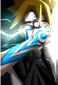 Boruto Byakugan Anime wall poster REDCLOUD Paper Print - Animation ...