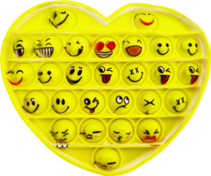 Peculiar Heart Emoji Push-Pop it Fidget Toy pop it Fidget Toy for ...