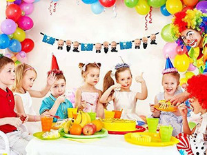 The Party Shoppy Boss Baby Theme Character Bunting Banner Set of 1Pc ...