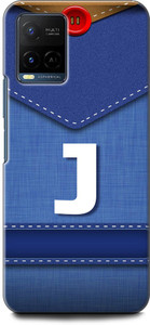 WallCraft Back Cover for Vivo Y33T, V2146 J, J LETTER, J NAME, BLUE ...