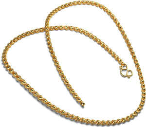 Joyalukkas 22kt Yellow Gold Chain Long and Short Chain Yellow Gold ...