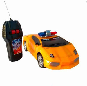 HK Toys Remote Control Police Car With Light, Racing Car, Stylish Smart ...