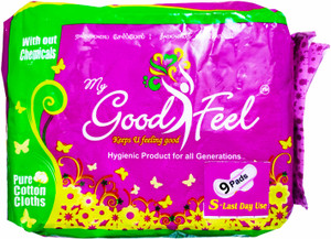 my good feel 100 % pure Cotton, Light Flow (S) Sanitary Pad | Buy Women ...