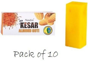 Nandini Kesar Almond Goti (Pack of 10) - Price in India, Buy Nandini ...