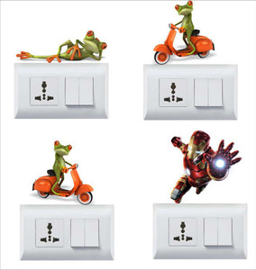 UNIQUE DECALS 30 cm Decorative Fridge and Switch Board Sticker (PVC ...