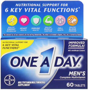 One A Day Men's Formula, Complete Multivitamin Price in India - Buy One ...
