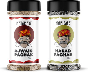 HARIBAS PACK OF 2 AJWAIN PACHAK 70G & HARAD PACHAK 70G (70G+70G ...