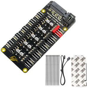 Verilux PC PWM Fan Hub CPU Cooling HUB 10 Port 12V 4 Pin Fan PWM ...