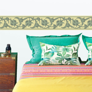 Asian Paints Vinyl Floral & Botanical Yellow Wallpaper Price in India ...