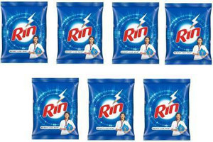 Rin Detergent powder 1kg pack of 7 Detergent Powder Price in India ...