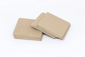 Kreats Coasters Wood Sheet Craft - MDF Plain Wooden Coasters Square ...