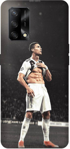 UMPRINT Back Cover for Oppo F19/CPH2219 Ronaldo Cristino Football CR7 ...
