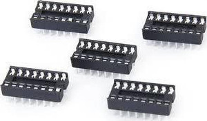 BTronics 16 Pin DIP IC Socket-Base-Connector for IC's (5 Pieces ...