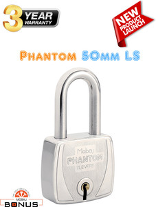 Mobaj Phantom 50mm With Long Shackle Padlock - Buy Mobaj Phantom 50mm ...