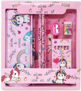 Flipkart.com | uniqueexpo GEOMETRY UNICORN Art Metal Pencil Box - Box