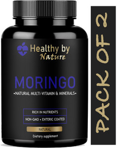 Healthy By Nature Moringa Capsules - Natural Moringa - Moringa Leaves ...
