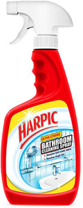 Harpic Extra Strong Bathroom Cleaning Spray - 400 ml Lemon Spray Toilet ...