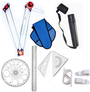 M I Enterprises Mini Drafter Combo 1 – for Engineering Drawing – for ...