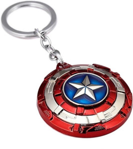 ANZ Captain America Keychain, Shield Keychain, Captain America Spinning ...
