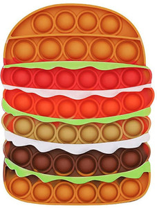 Maxigo Burger Pop it Fidget Toys, Kids Toys, Push Fidget Sensory ...