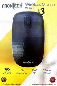 Frontech MS-0024 Wireless Ambidextrous Optical Mouse with Bluetooth ...