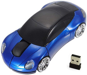 microware Wireless Mouse Cool 3D Sport Car Shape 2.4GHz Ergonomic ...