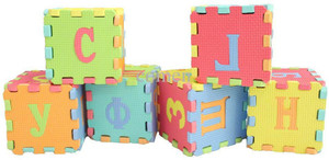 jYOKRi Best ABCD Foam Mat for Kids, Educational 36 Piece Mini Puzzle ...
