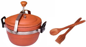 All Desi Earthenware Steamer / Clay Pot for Cooking with Lid ...