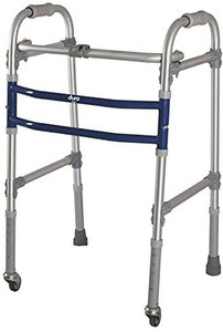 VISSCO Duramax Aluminium Small Rotating Wheel Walker With Light Weight ...