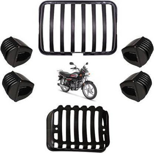 SRPHERE Splendor Headlight Tail Light Indicator Grill Cover Guard ...
