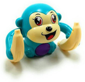 Toyvala Tumbling Rolling Monkey With Voice Sensor, Light, Music ...