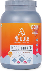 NRoute Muscle Mass Weight Gain Whey Protein for Lean Body Post Workout ...