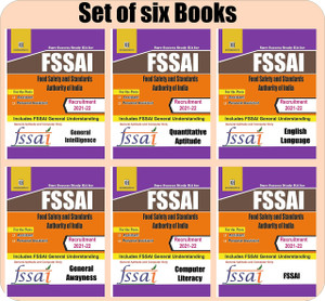 FSSAI Assistant & Personal Assistant 21-22 (Set Of 6 Booklets): Buy ...