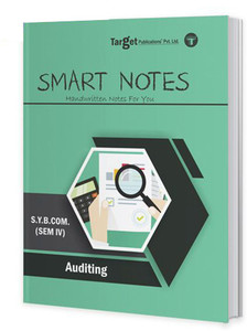 SYBCom Sem 4 Auditing Smart Notes Book | B.Com 2nd Year Mumbai ...