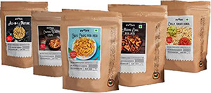 Evolve snacks Spicy Indian Snacks Combo | Chatpata Rajma chips| Oats ...