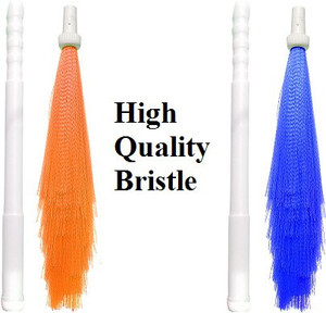 JEEBU Adjustable plastic broom, broomstick plastic, plastic ki kharata ...
