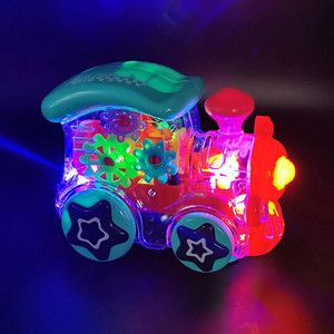 Toyvala Seductive Concept 3D Transparent Train Engine Bump & Go Toy for ...