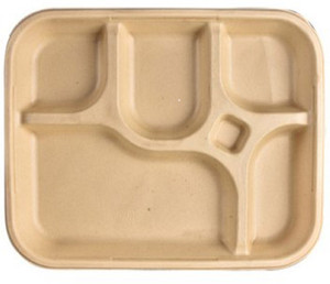chuk 5 CP TRAY BIODEGRADABLE Sectioned Plate Price in India - Buy chuk ...