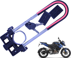 Generox Security Lock For Pulsar 150 NS Pulsar 150 NS Black U Lock ...