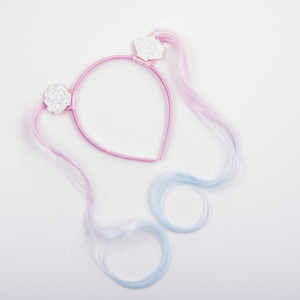 Jewelz Pretty Pink Hair Band with Faux Hair Hair Band Price in India ...