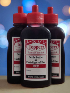 topperz FOUNTAIN PEN RED Ink Bottle - Buy topperz FOUNTAIN PEN RED Ink ...